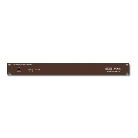 DEVA - DB9000-RX - Décodeur audio IP professionnel – La Boutique Broadcast