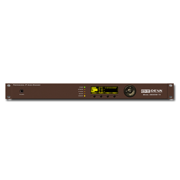 DEVA - DB9009-TX - Encodeur audio IP avancé – La Boutique Broadcast